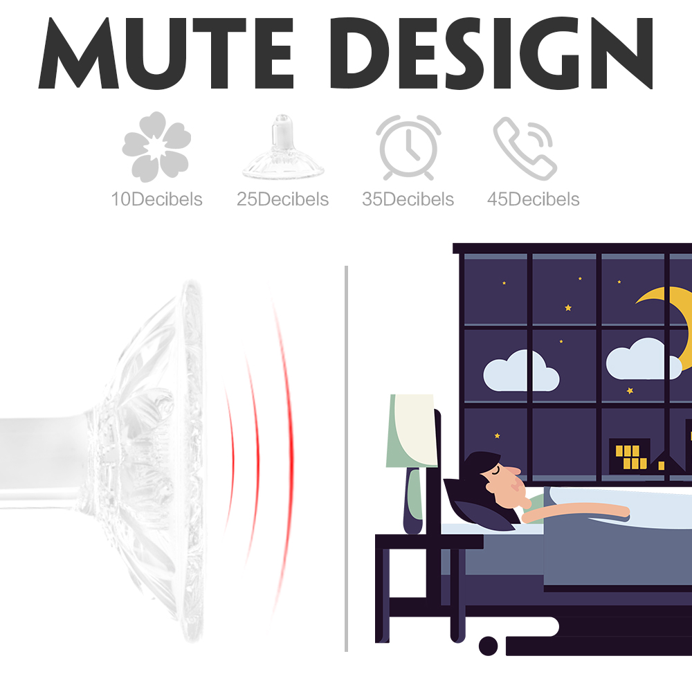 Mute Remote Controlled Sensation Double Head Nipple Pump | Allureluv